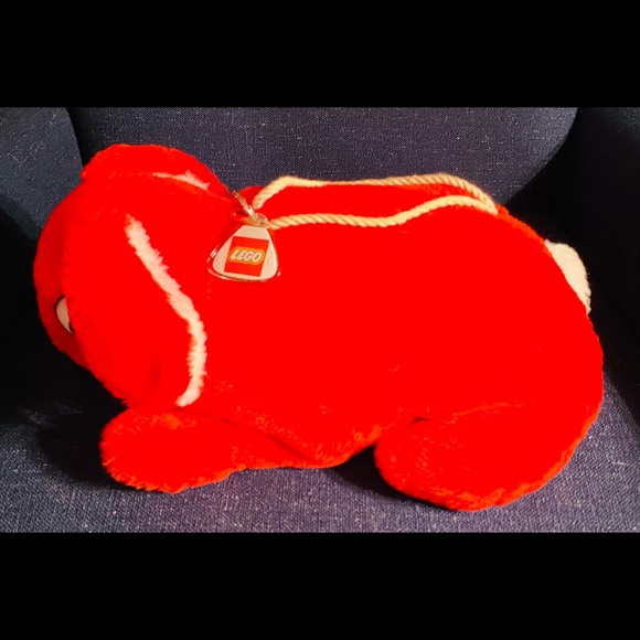 Lego | Toys | Lego Duplo Red Rabbit Plush With Blocks 984 | Poshmark